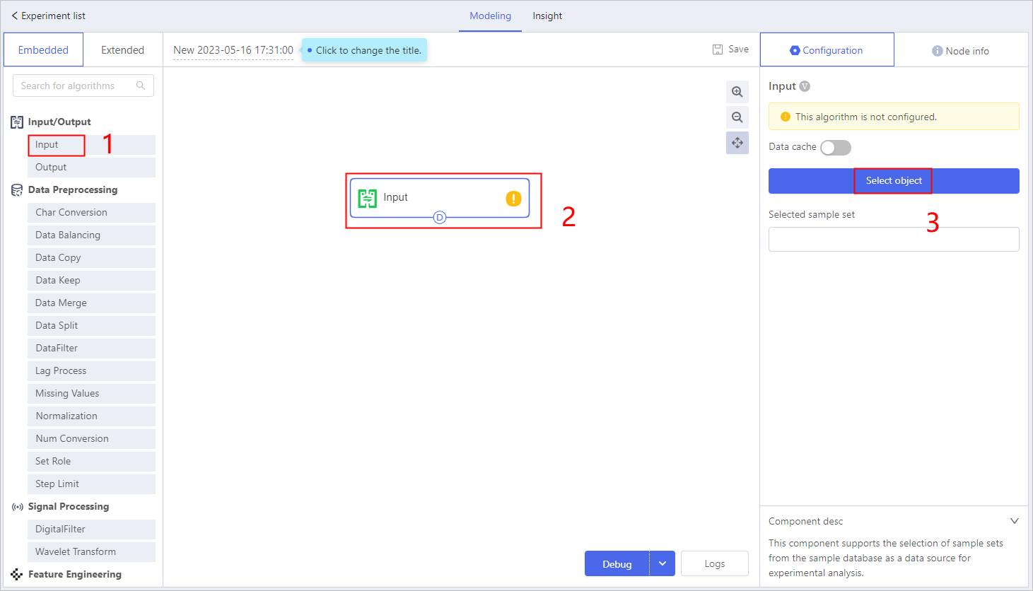 Designing Experiment | supOS Industrial Operating System